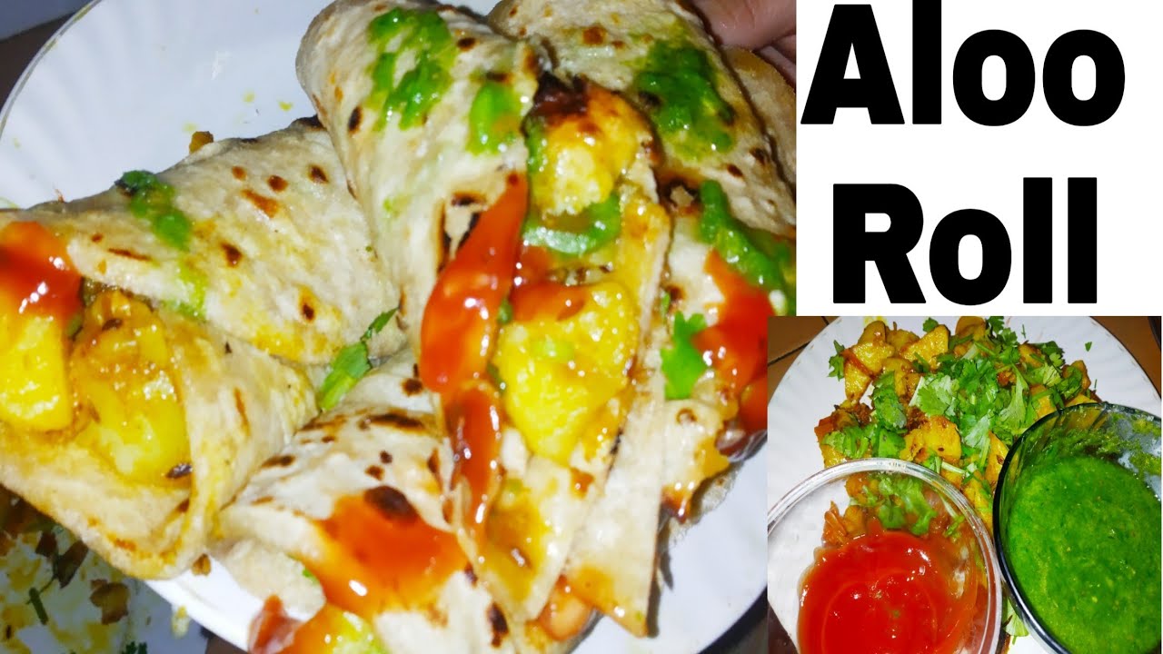 कम सामान के साथ चटपटा बनाएं आलू रोल।Aloo Roll recipe/Potatoes stuffed ...