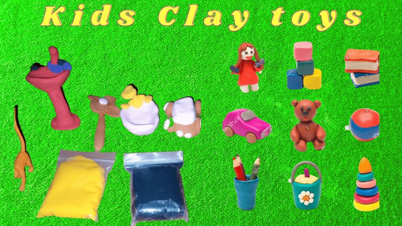 Toy with clay | kids making toy | play with clay | Ali Toys Kids - YouTube