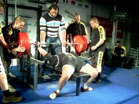 Mustafa Ahmadov(AZE). WPC Europeans  2009, Finland(Mikkeli),1-st attempt 280kg