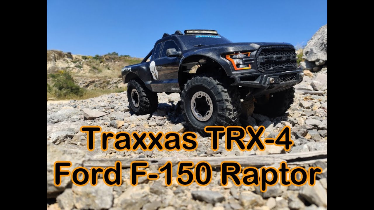 Traxxas Ford Raptor F-150 on the TRX-4, 3D PRINTED BEADLOCKS, Injora 2. ...