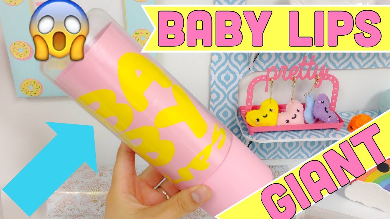 DIY GIANT BABY LIPS,easy crafts - YouTube