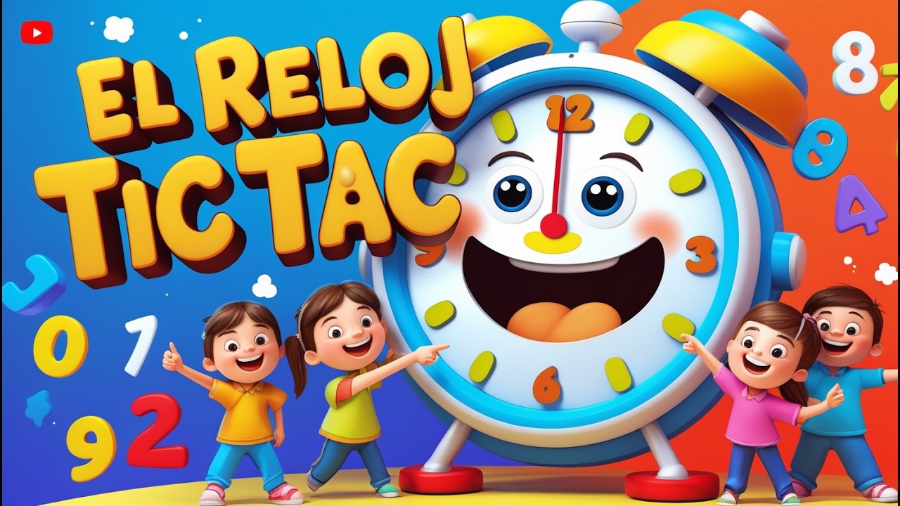 ⏰ El Reloj Tic Tac - Aprende la Hora Jugando | Canción Divertida para ...
