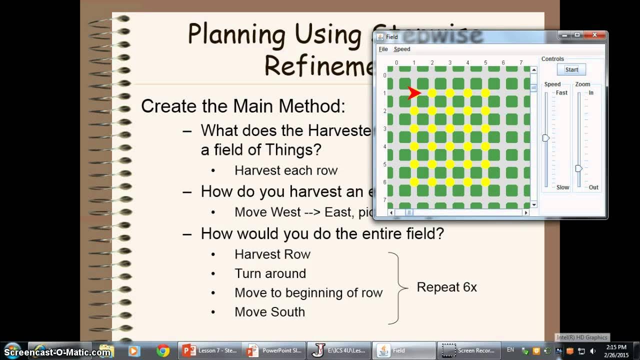 ICS4UO - Lesson 7 - Stepwise Refinement - YouTube