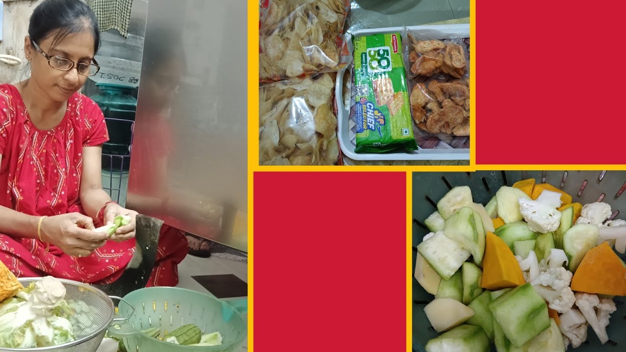 eai bristi r dine panch meshali sabji aar jhal jhal chips ekebare jame ...