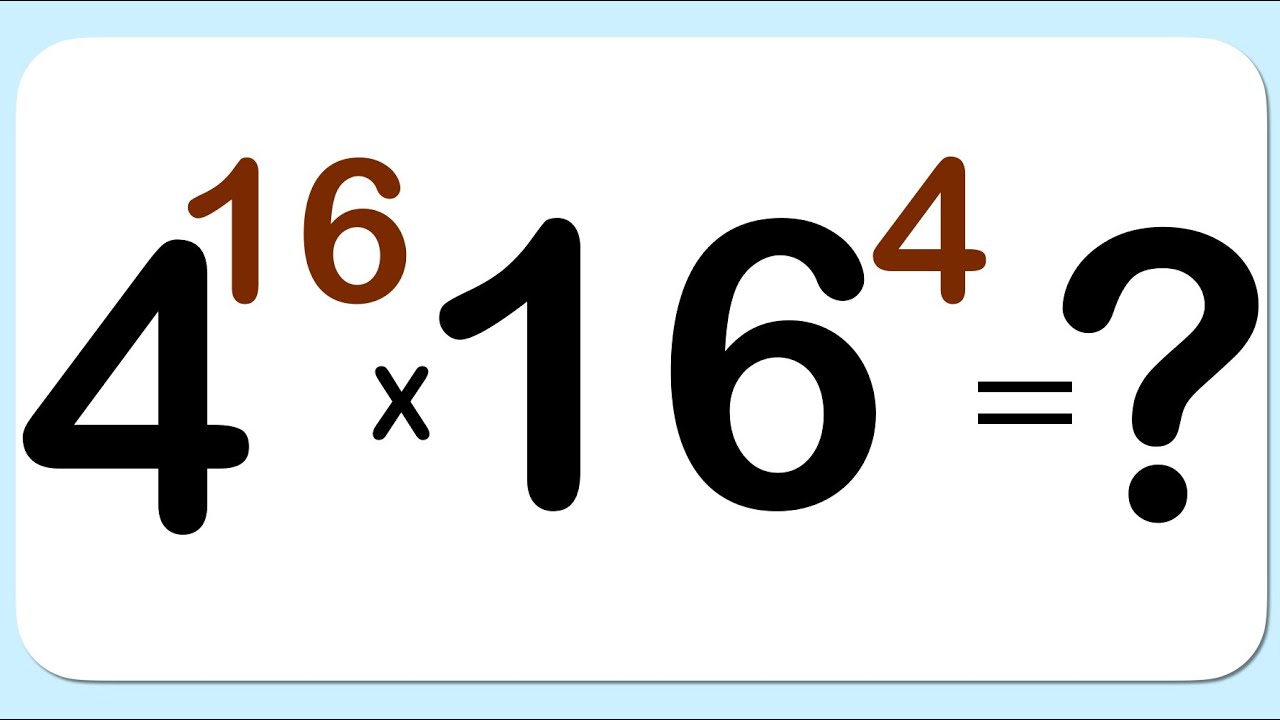 Nice Exponent Simplification |Exponent Problem |Math Exponent Problem |Simplification|Math ...