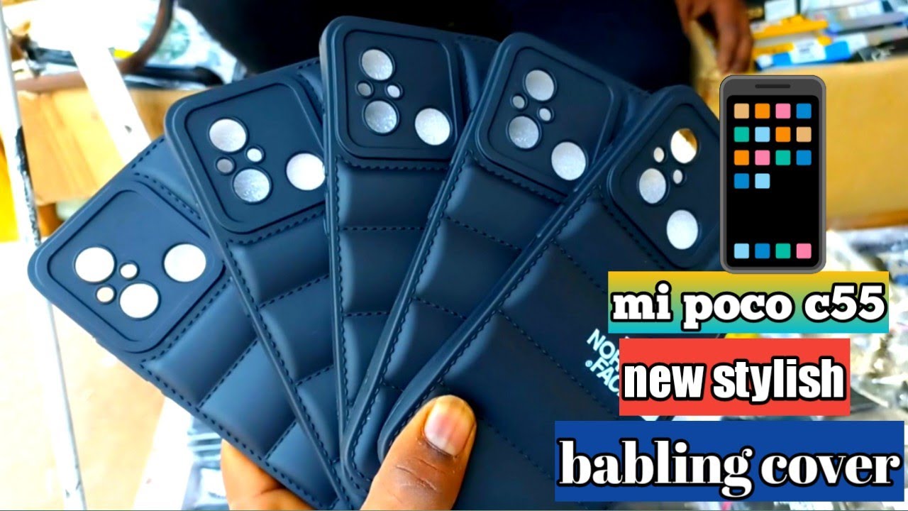 mi poco C55 | New mobile phone back cover | poco c55 stylesh babbling ...