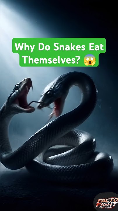 Why Do Snakes Eat Themselves? 😱 Shocking Animal Fact! #short # ...