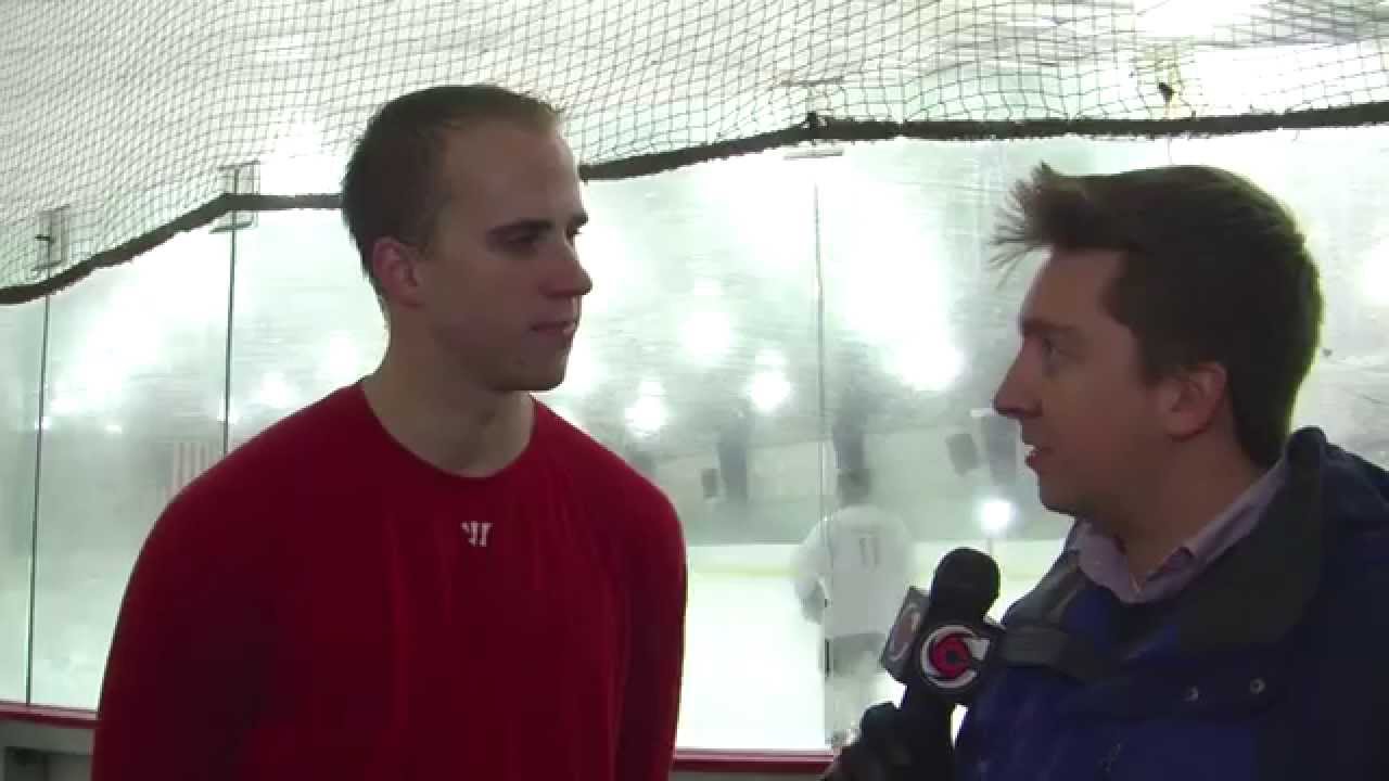 CYCLONES TV: Training Camp Rink Report - Andrew Blazek - YouTube