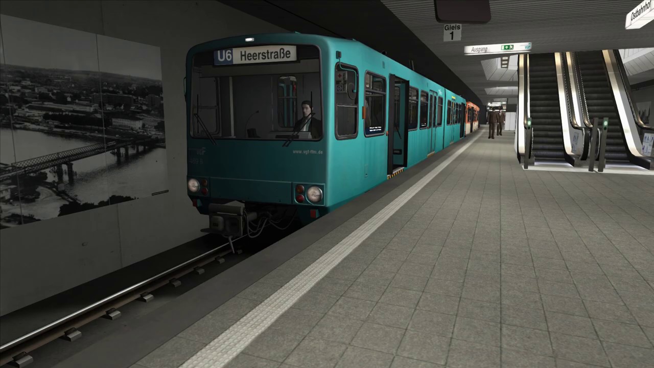 Train Simulator | U Bahn Frankfurt 2 | U6 Heerstraße | Timelapse - YouTube