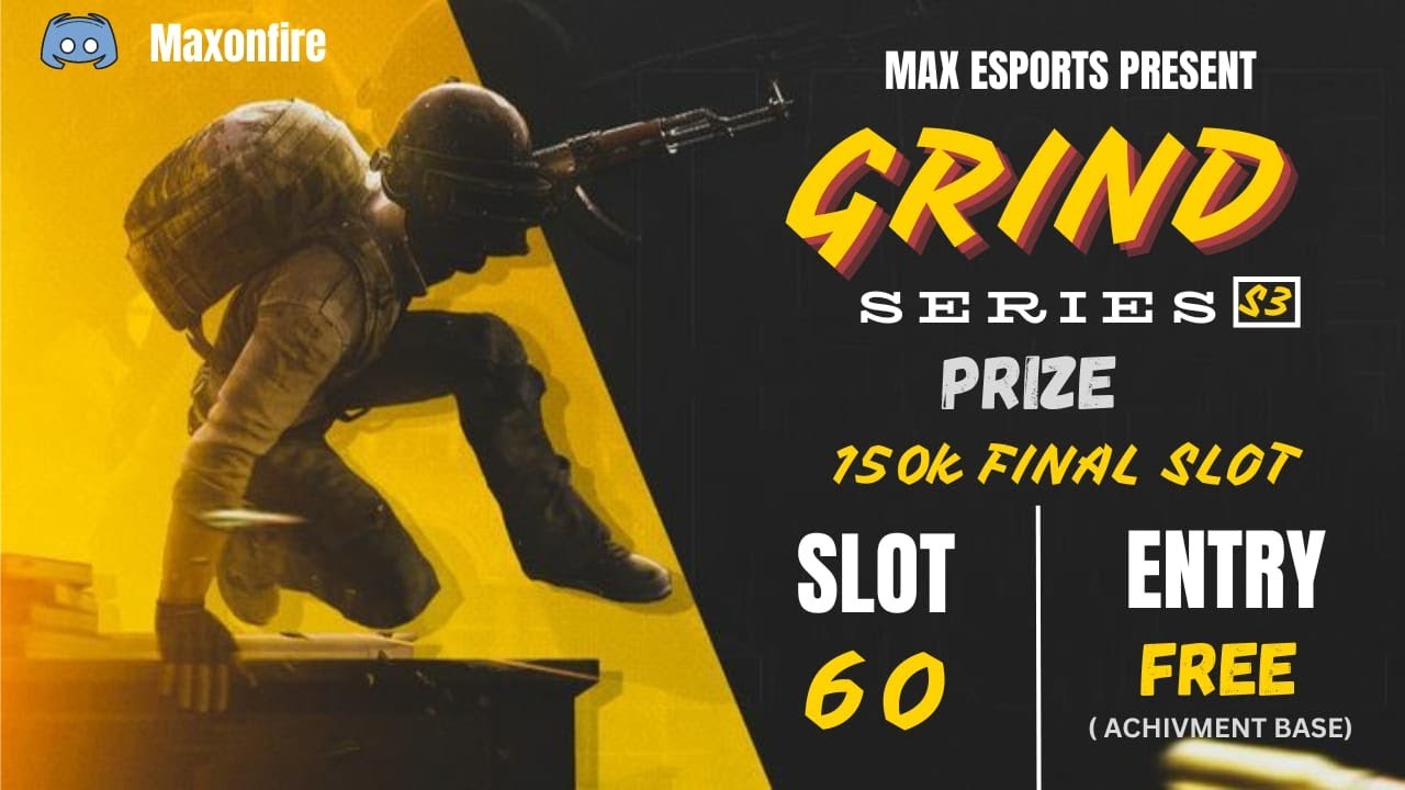 THE GRIND SERIES S3 LIVE IBGMI LIVE TOURNAMENT I MAX ESPORTS|THE ...