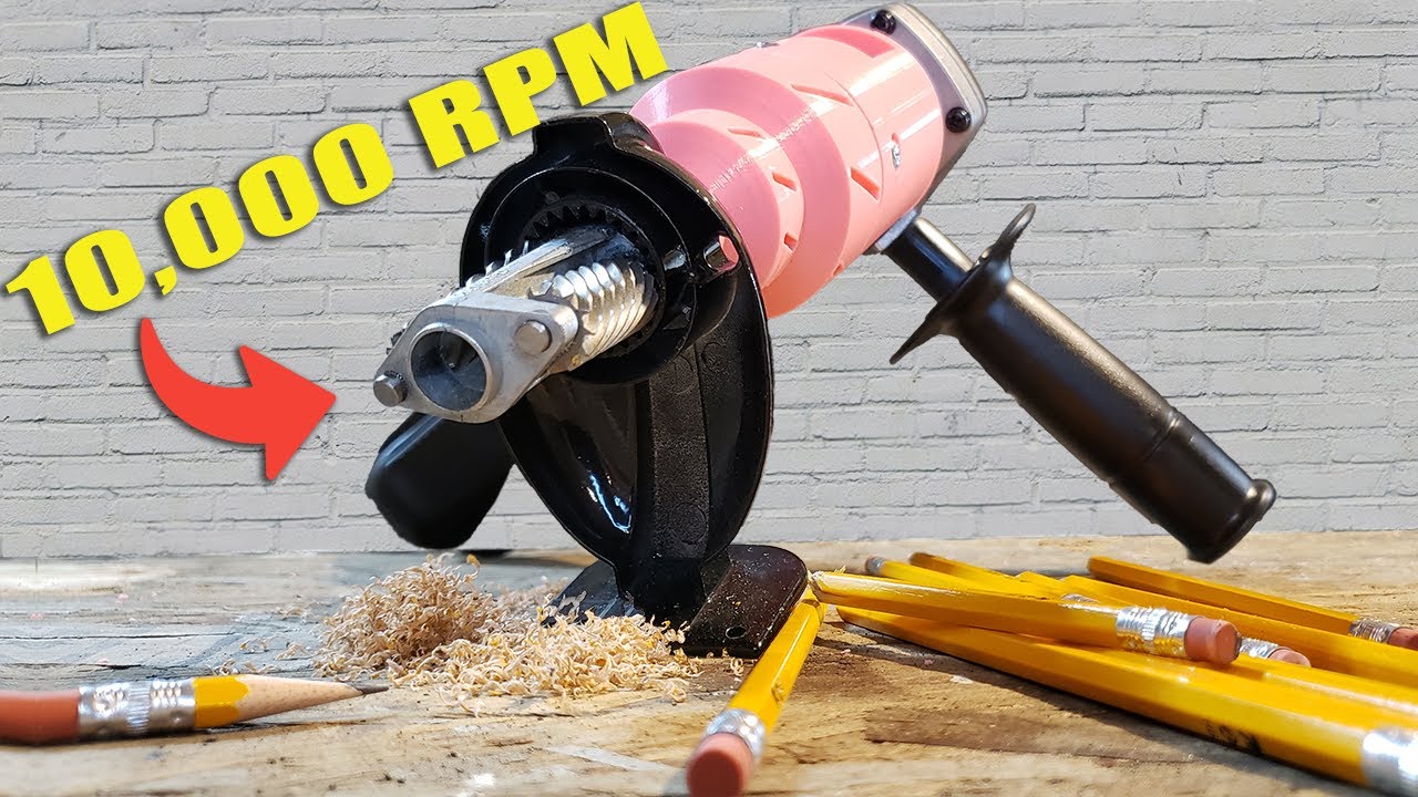 I Made the World's Fastest Pencil Sharpener - YouTube