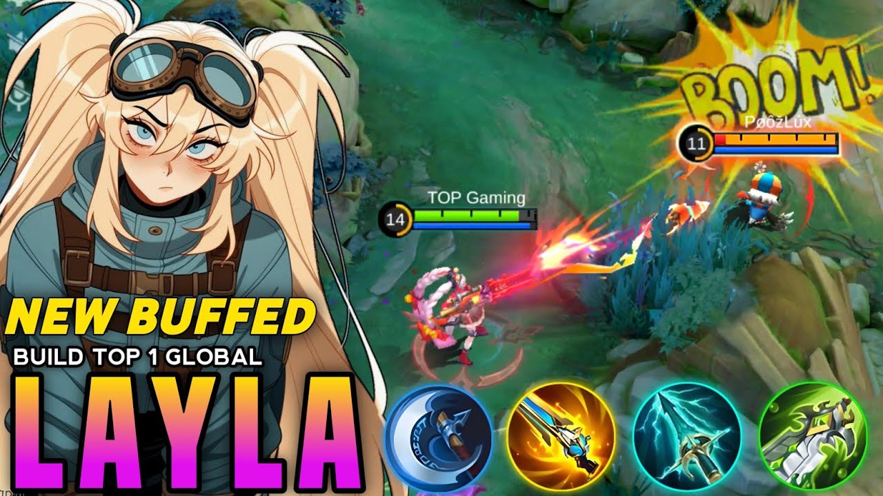 NEW BUFFED LAYLA IS BROKEN 2025!! (100% auto kills!) Build Top Global ...