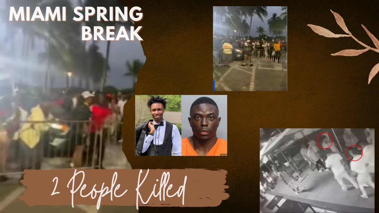 Spring Break Mayhem as 2 people killed in Miami - YouTube