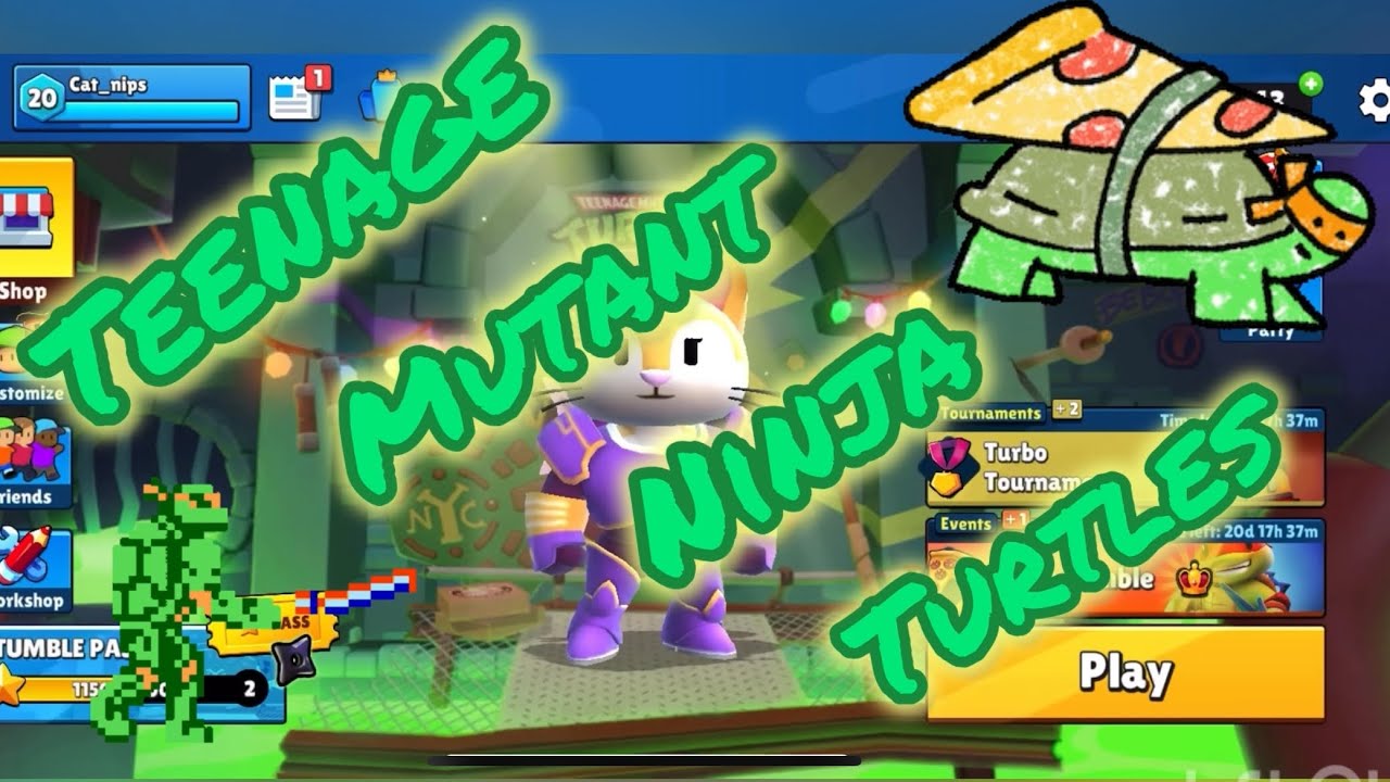 New TMNT Update for Stumble Guys! Teenage Mutant Ninja Turtles! 🐢 - YouTube