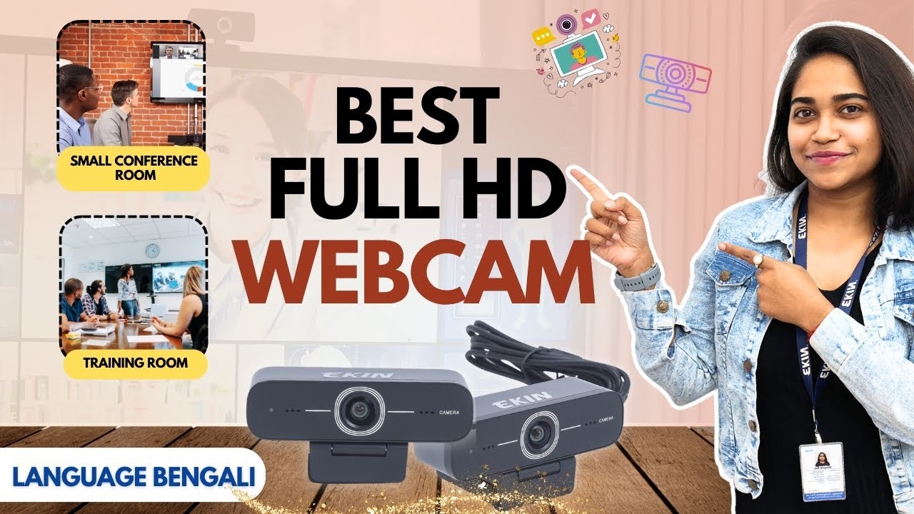 EKIN Full HD Web Camera | Best Web Camera for Conference & Training ...