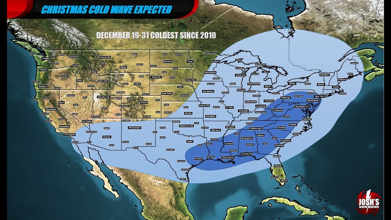 Christmas Cold Wave Expected - YouTube