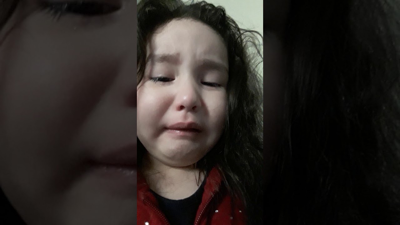 crying infront of camera/baby crying/cute girl crying/ - YouTube