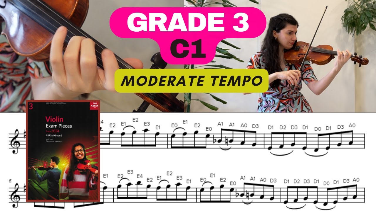 Grade 3 - C1: "I got plenty o' nuttin'" ABRSM Violin 2024 | Moderate ...