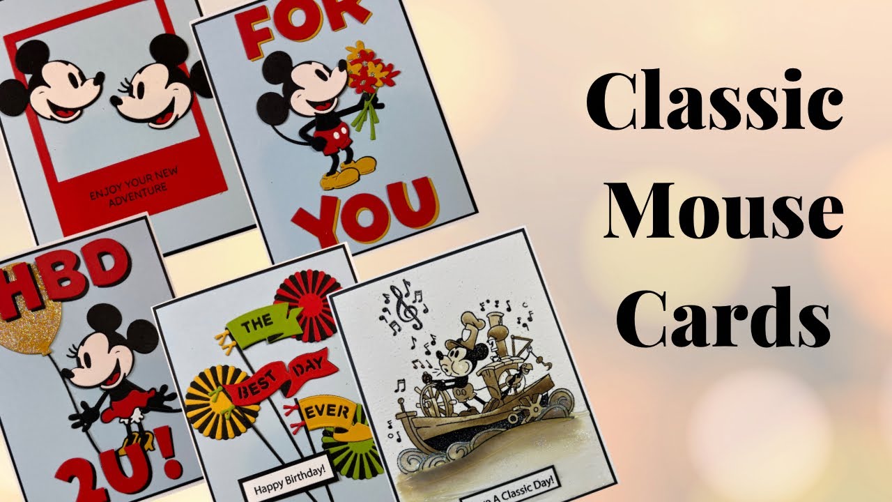 Classic Mouse Cards using the New Simple Stories Classic Mouse ...