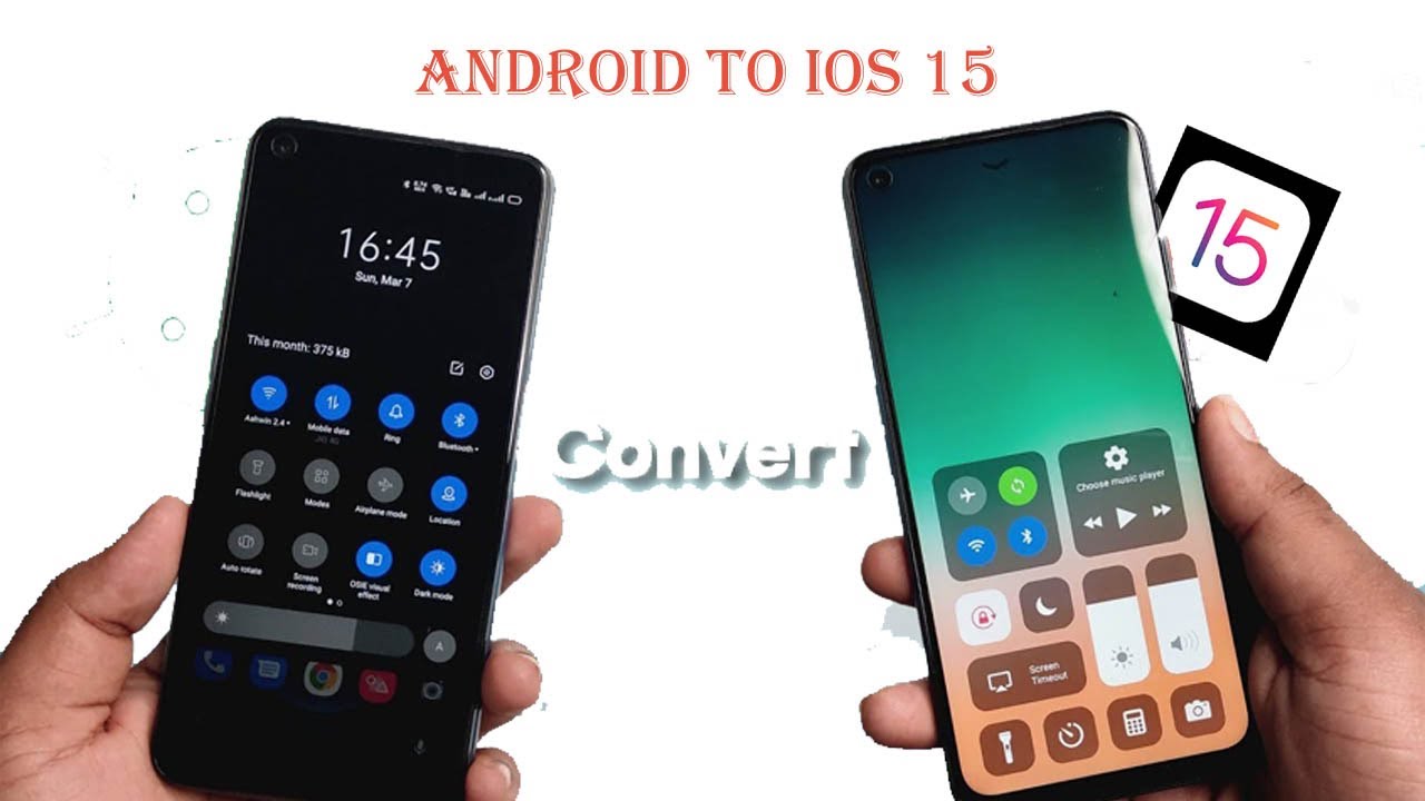 how to install ios on android phone. convert your phone into iphone ...