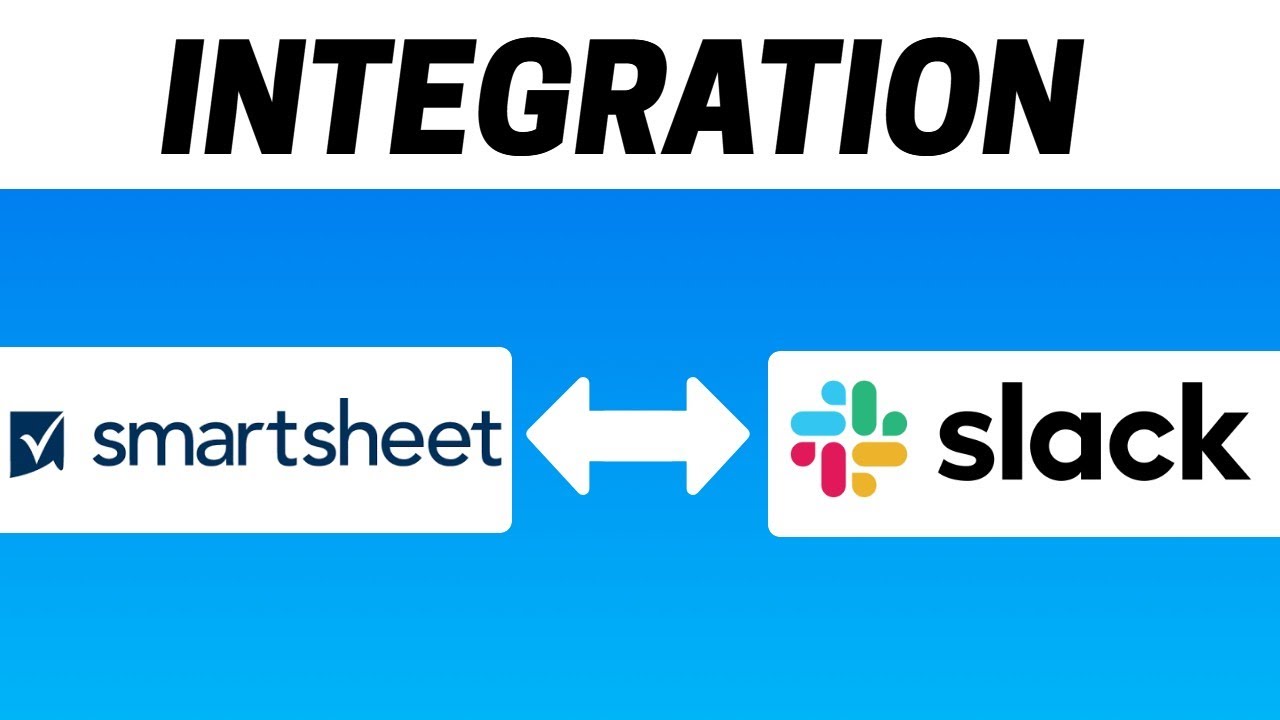 How to Integrate Smartsheet with Slack - YouTube