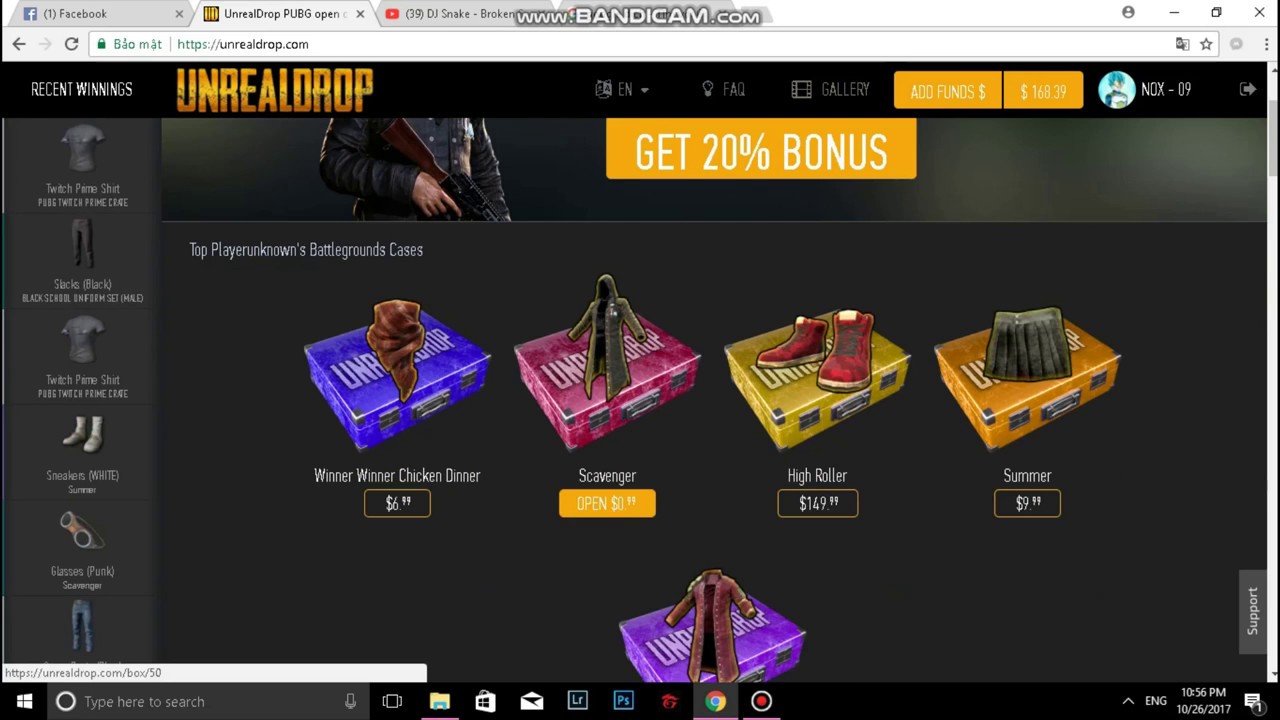 PUBG │ Open Case Winter │ UnrealDrop - YouTube