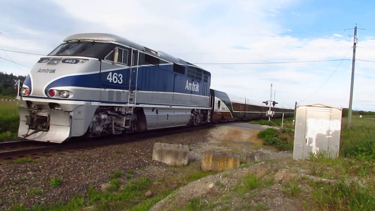 Amtrak Cascades 519 @Colebrook (Southh Surrey B.C.) Mt. Bachlor Leading ...