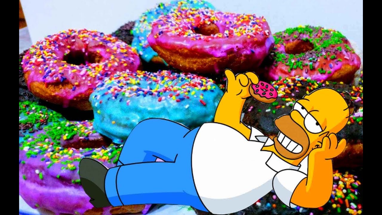 Glaseado para donas 🍩 como las de Homero Simpson - YouTube