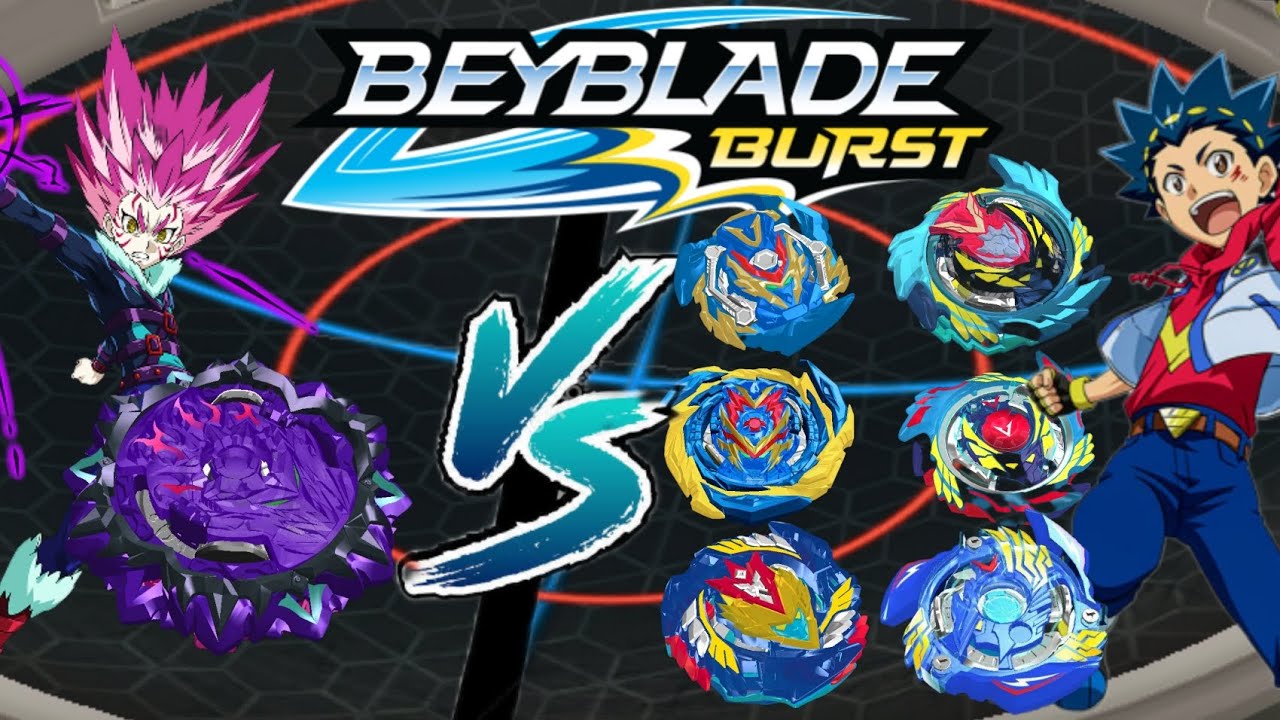 All Valtryek's Evolutions Vs Vex Lucius!! Beyblade Burst Rivals Game ...