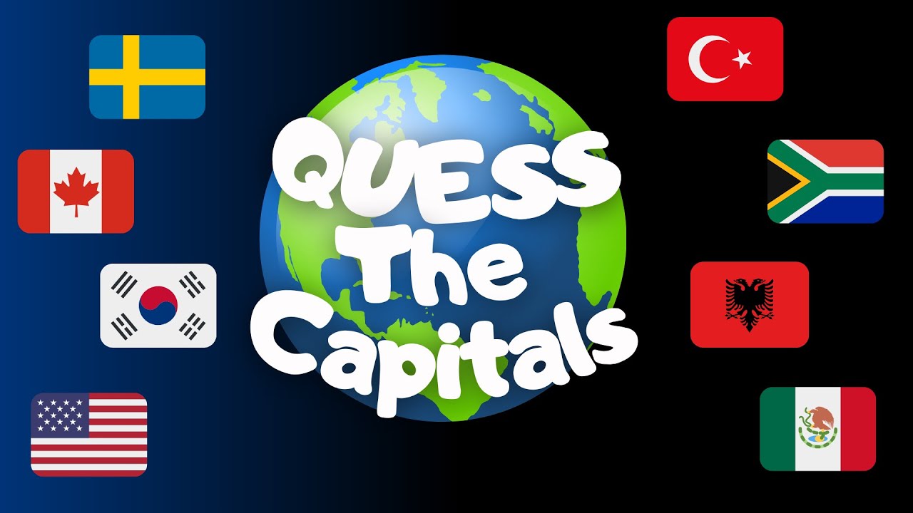 Can You Name These World Capitals? | Ultimate Geography Quiz Challenge ...