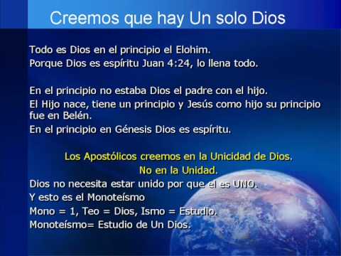 UN SOLO DIOS - JESUCRISTO ES DIOS - YouTube