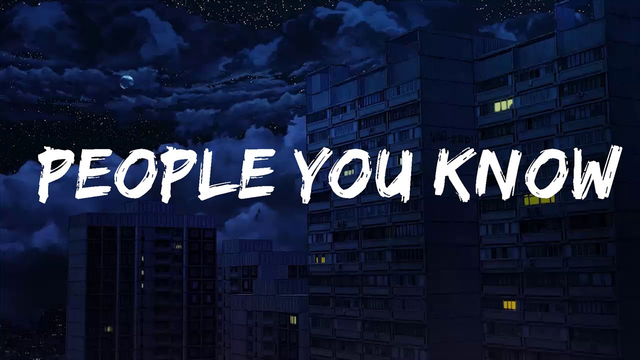 Selena Gomez - People You Know (Lyrics) | lyrics Zee Music - YouTube