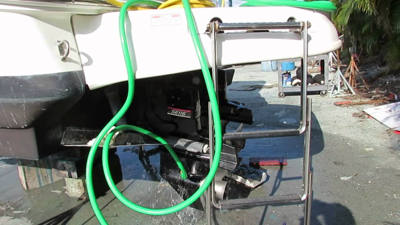 Sea Ray 280 Sundancer new SEI drives shift and pump 2 - YouTube