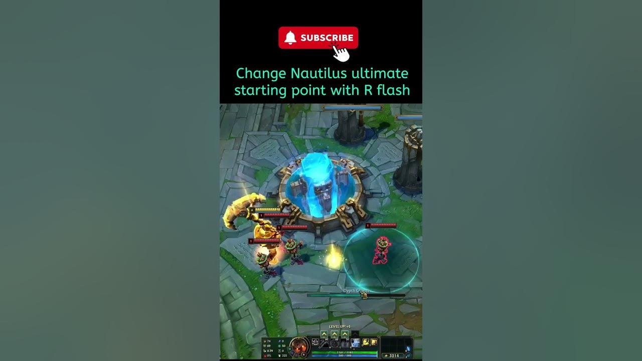 League of legends Change Nautilus ultimate starting point with R flash #leaguetips #nautilus ...