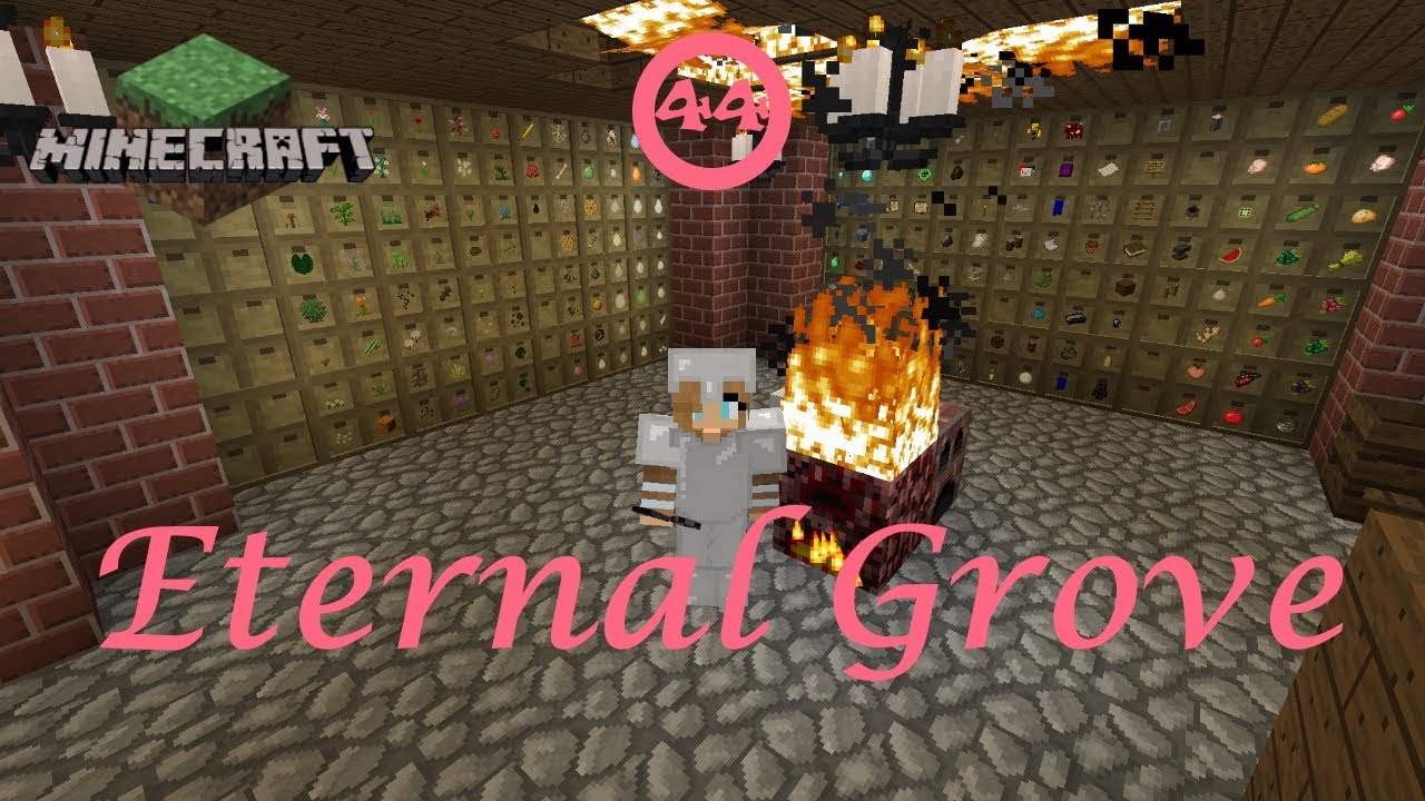 Minecraft: Eternal Grove #44: Netherrack Furnace Disaster! - YouTube