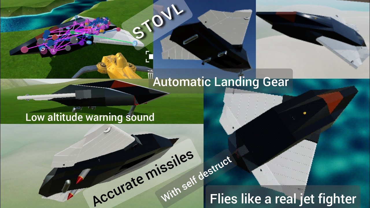 High Tech Fighter Jet | Most Advance in Evertech Sandbox - YouTube