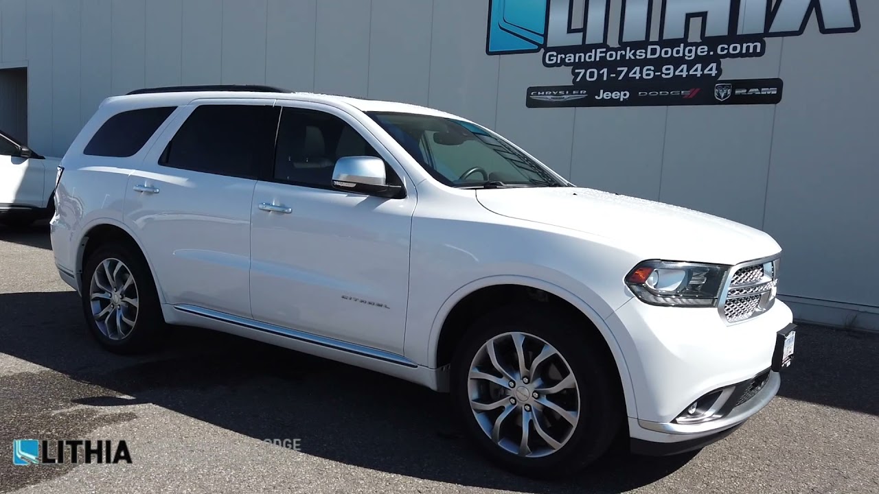3184 2017 Dodge Durango Citadel Anodized Platinum - YouTube