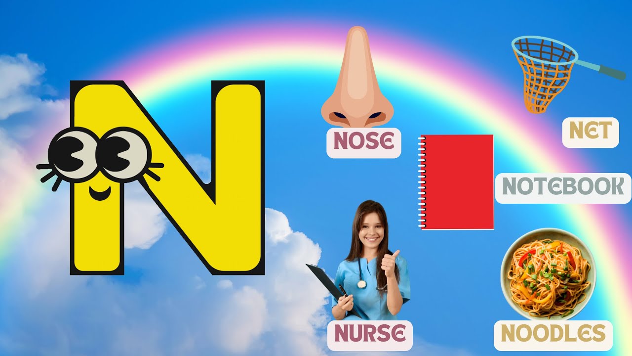 N Song for Kids | Learn Letter N with Fun and Catchy Rhymes! - YouTube