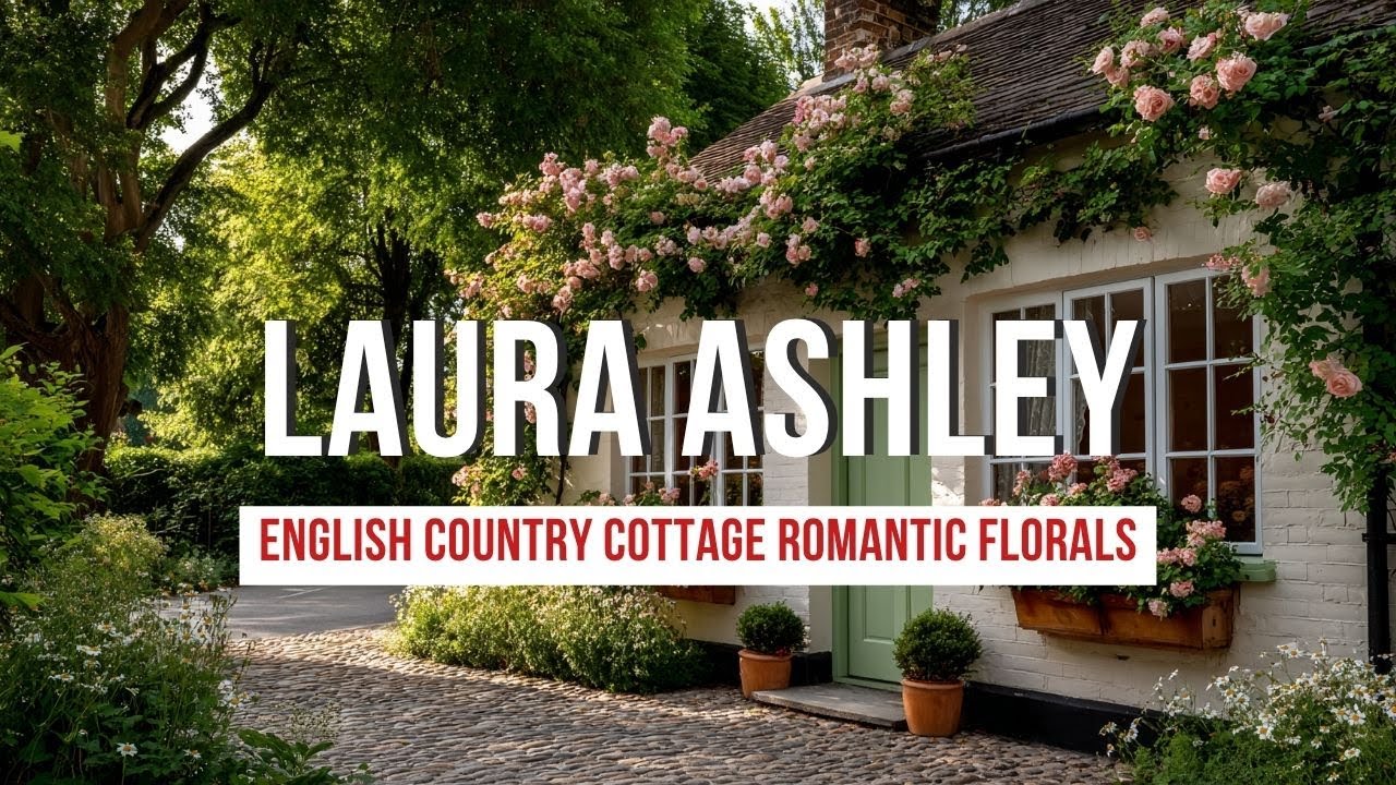 Laura Ashley English Country Cottage Romantic Florals with Classic ...