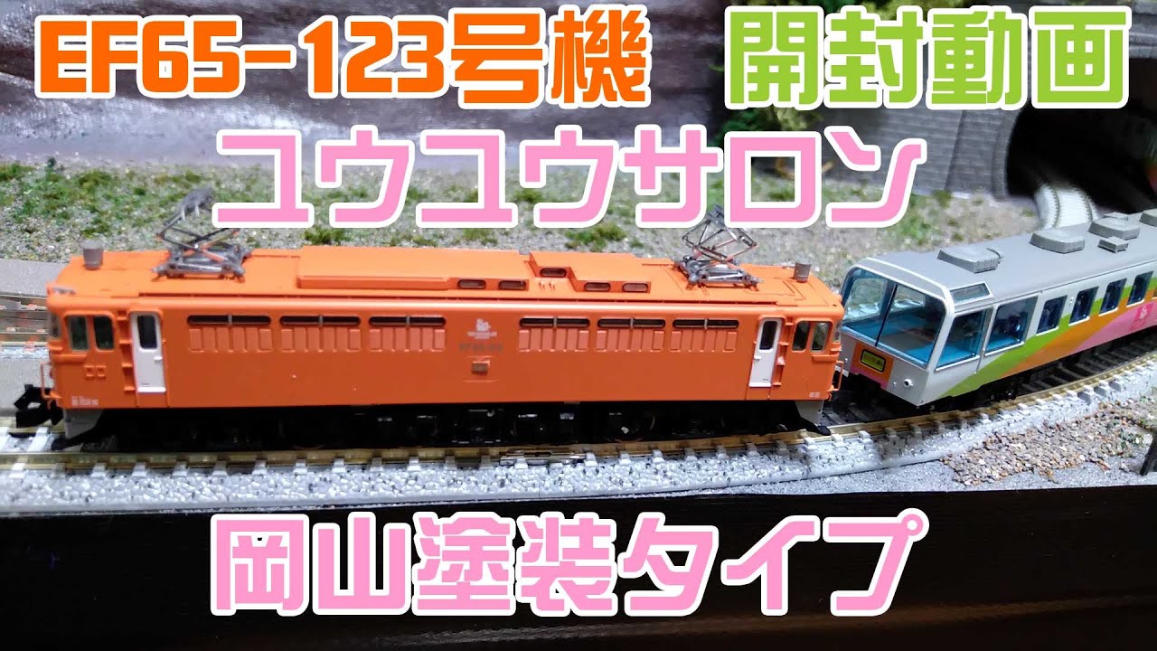 Nゲージ開封動画 TOMIX EF65-123号機・ユウユウサロン岡山塗装タイプ 動画内でトミーテック商品を最大4割引きで入手する方法を伝授 ...