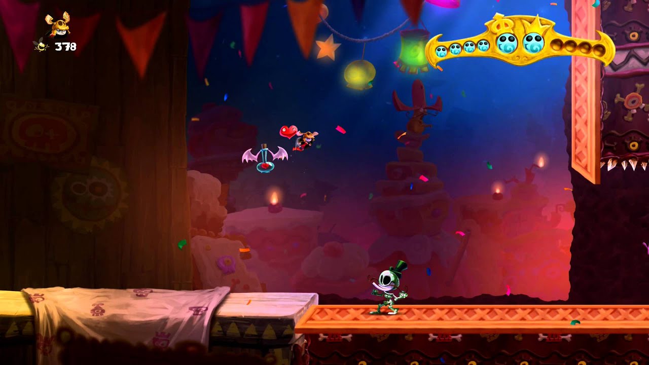 Rayman Legends Fiesta De Los Muertos Snake On A Cake All Teensies ...