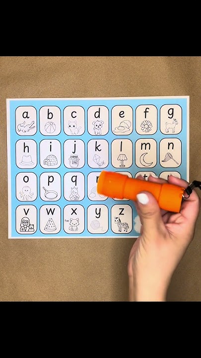 Alphabet Activity: Flashlight - YouTube