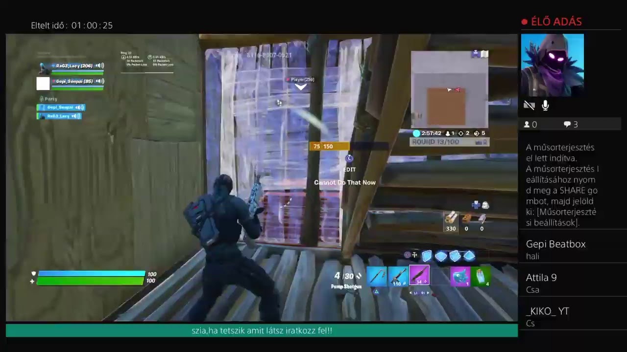 Fortnite hun ps4 - YouTube