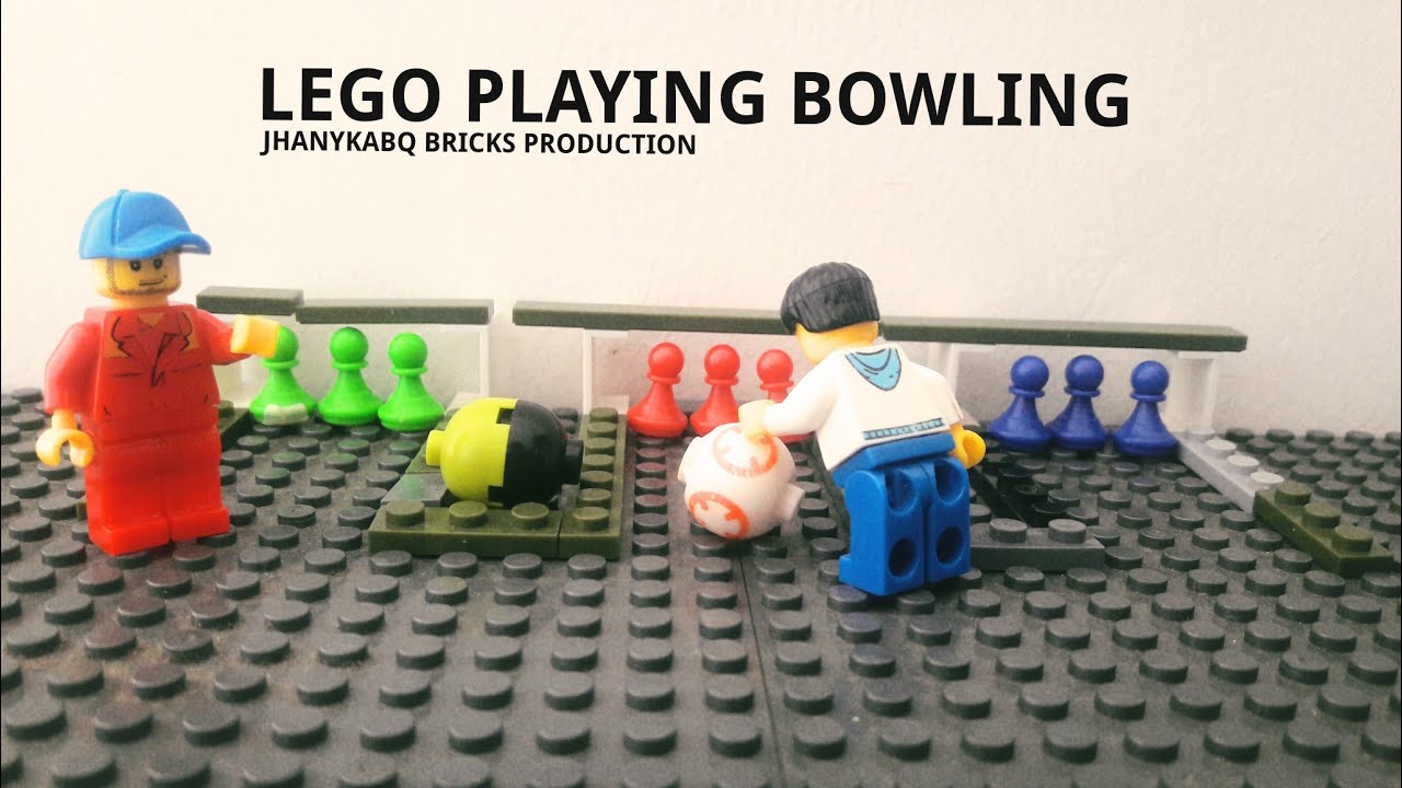 LEGO PLAYING BOWLING | STOPMOTION - YouTube