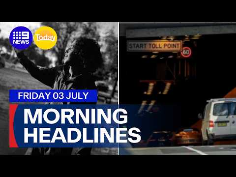 Teenager stabbed to death outside hospital; Sydney Harbour Bridge tolls increase | 9 News Australia
