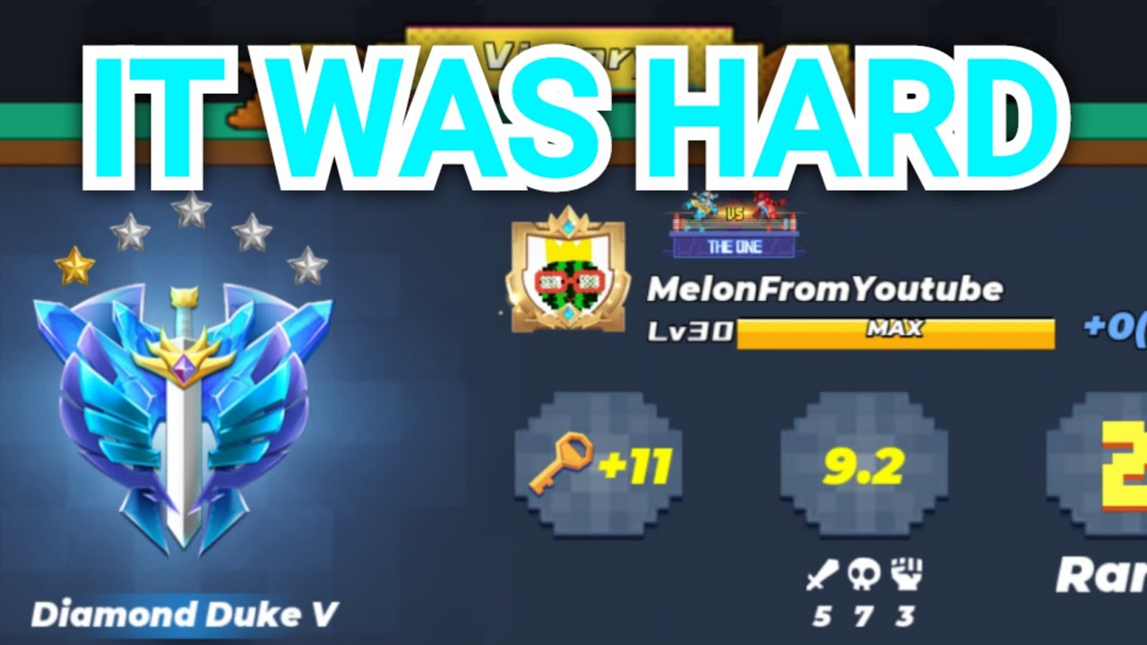 Reaching Diamond Duke! (Mission Complete😎) Blockman Go Bedwars🛏 - YouTube