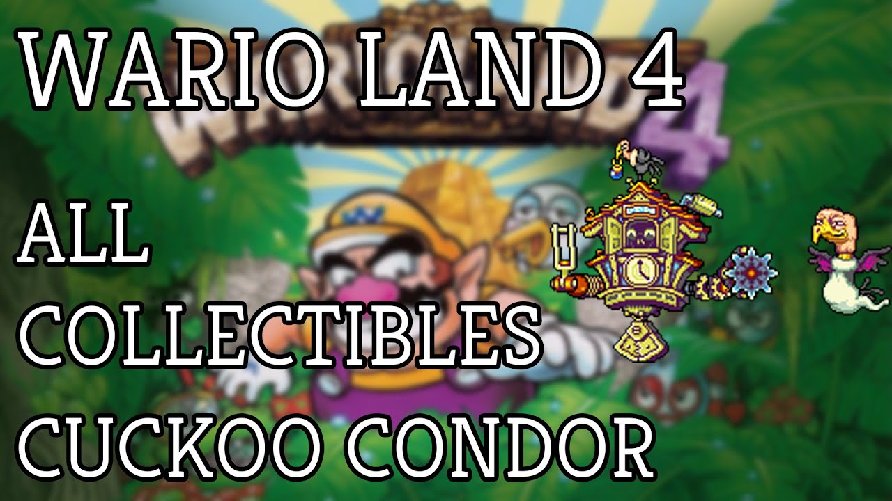 Wario Land 4 Hard All Collectibles - Cuckoo Condor - Ruby Passage - YouTube