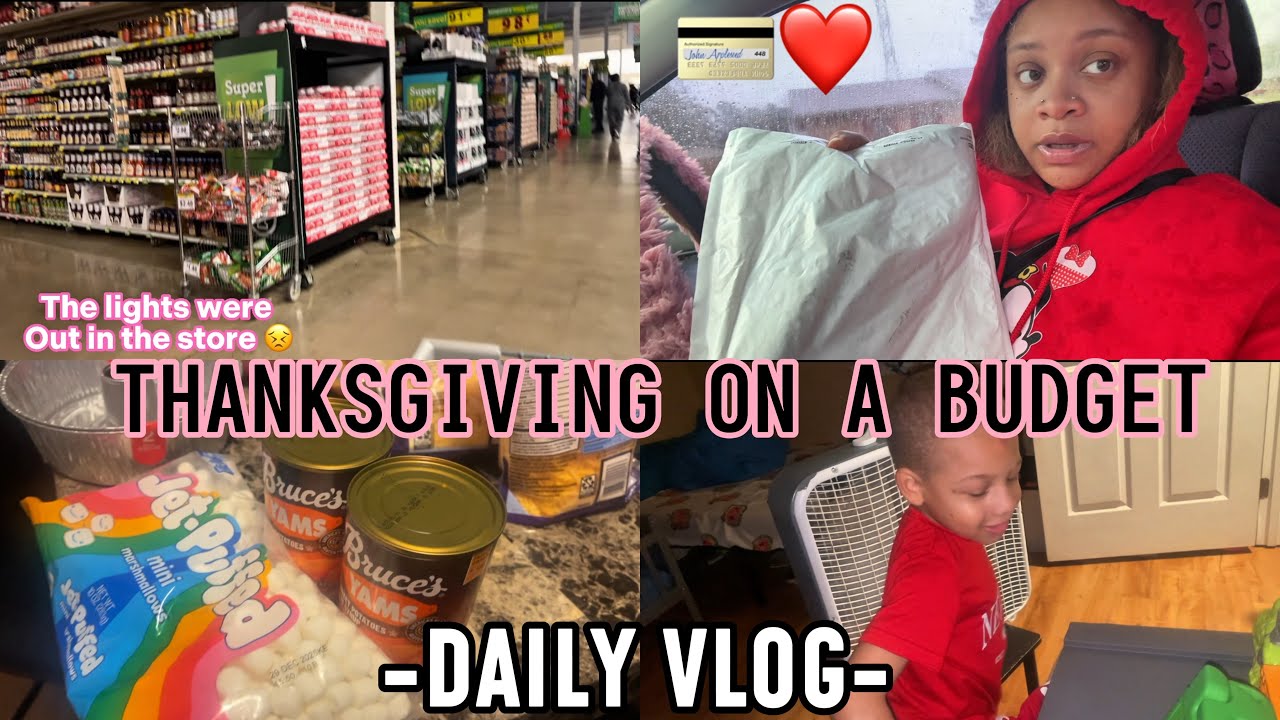 I GOT MY PACKAGE BACK!+ THANKSGIVING FOOD HAUL// QUICK DITL - YouTube