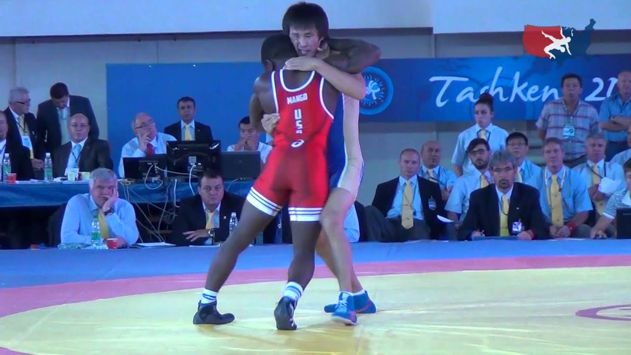 59 KG SF - Spenser Mango (USA) vs Mingiyan Semenov (RUS) - YouTube