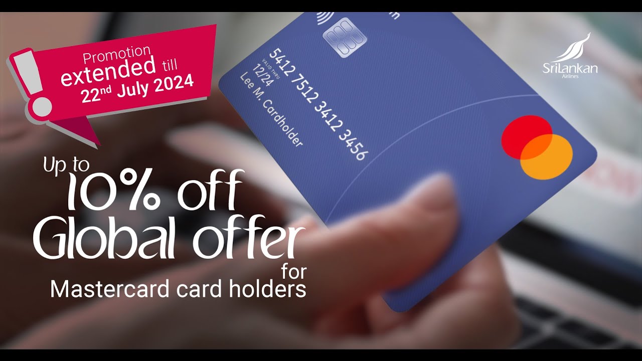Up to 10% off Global offer for Mastercard card holders - YouTube